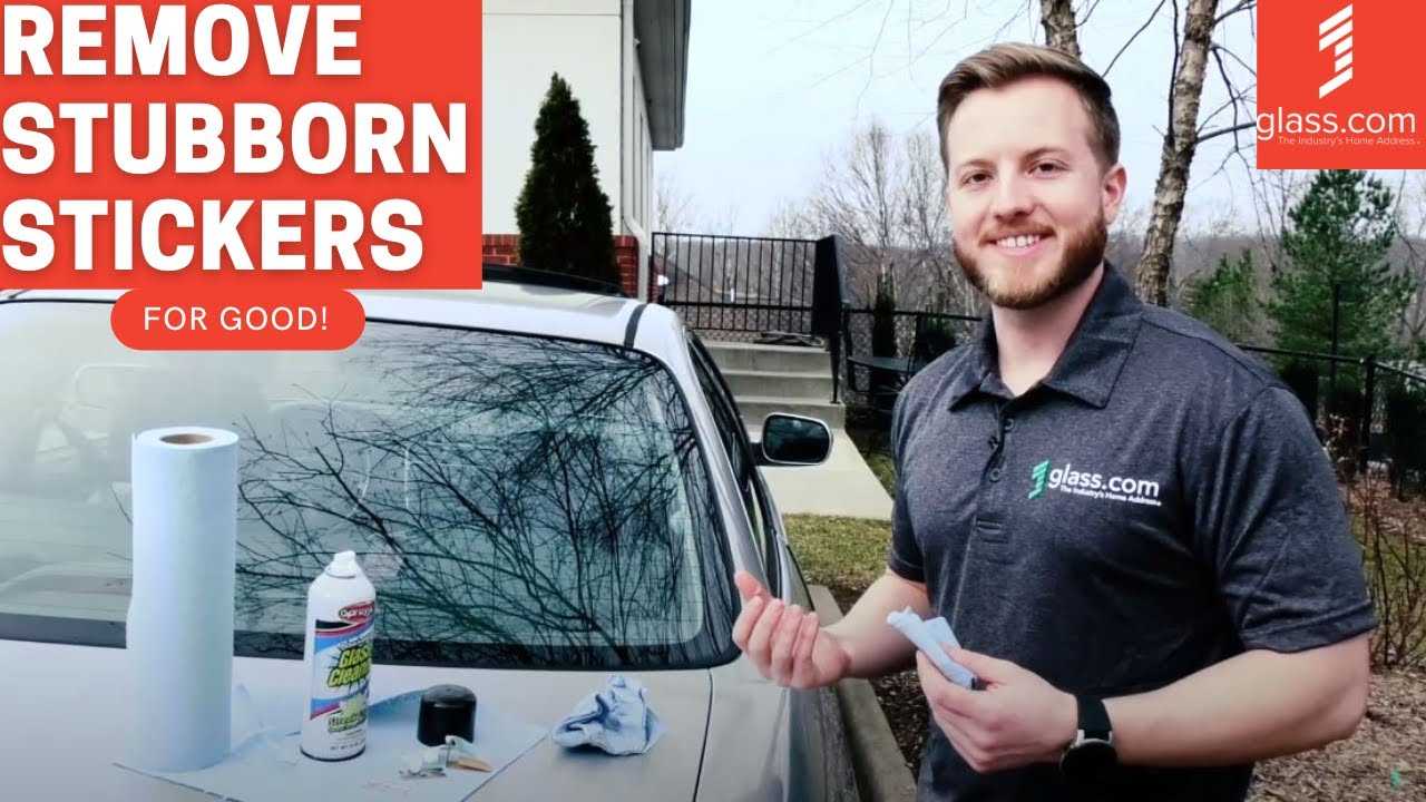 How To Remove Car Stickers From Glass Effectively - CarGlassFix